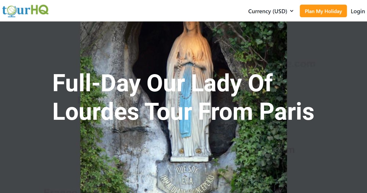 Full-Day Our Lady Of Lourdes Tour From Paris
